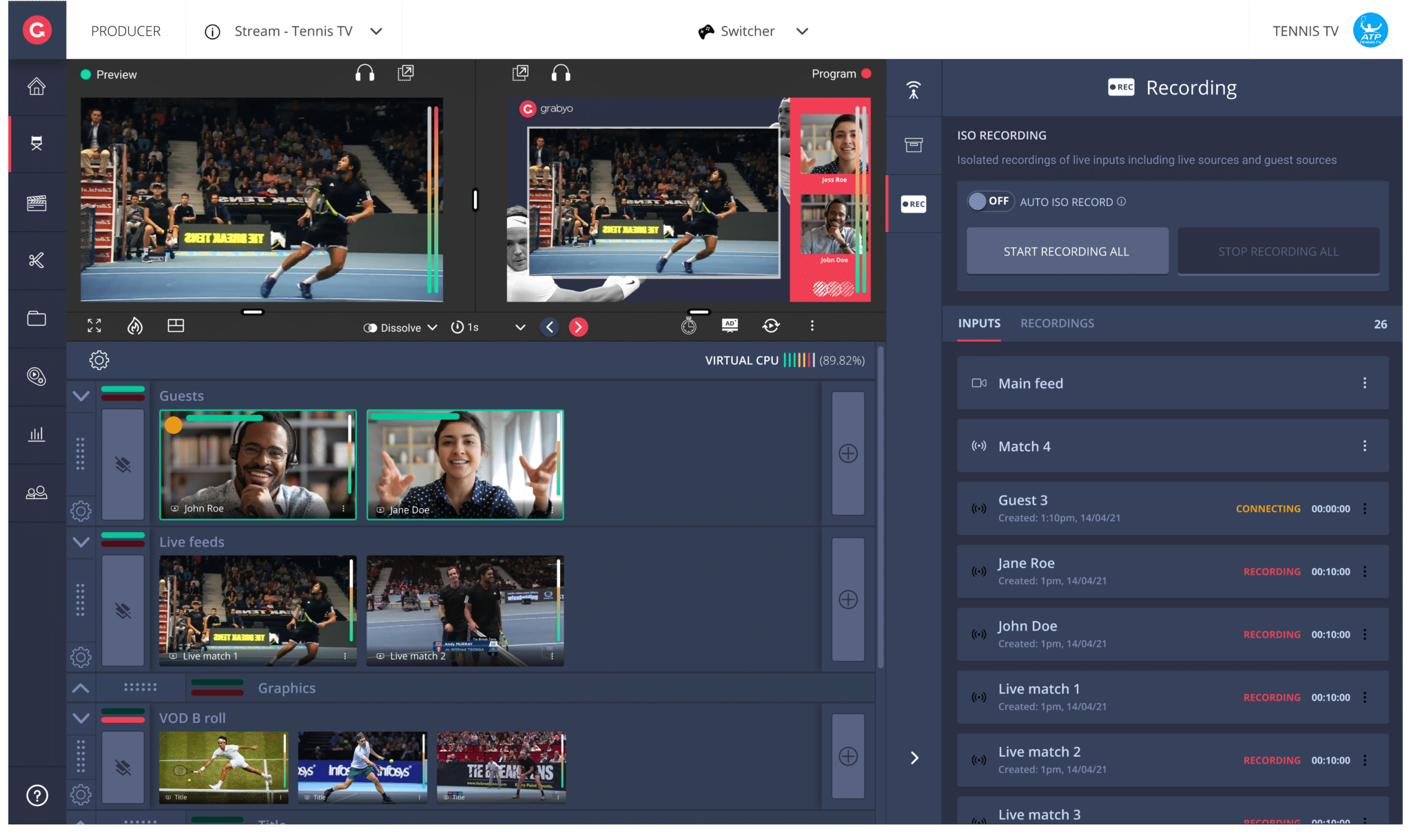 What is ISO recording?